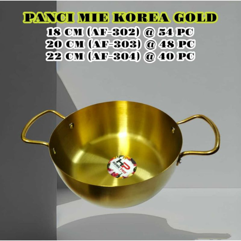 Jual Ramen Pot Gold Noodle Soup / Panci Emas Mie / Ramyun Ramyeon Korea ...