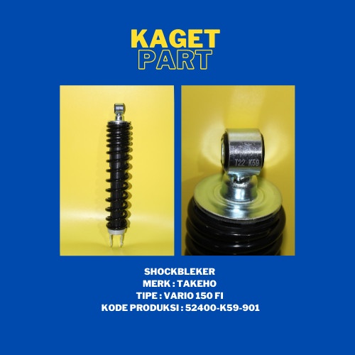 Jual SHOCKBREAKER MERK TAKEHO TIPE HONDA VARIO 150 FI ( 52400-K59-901 ...