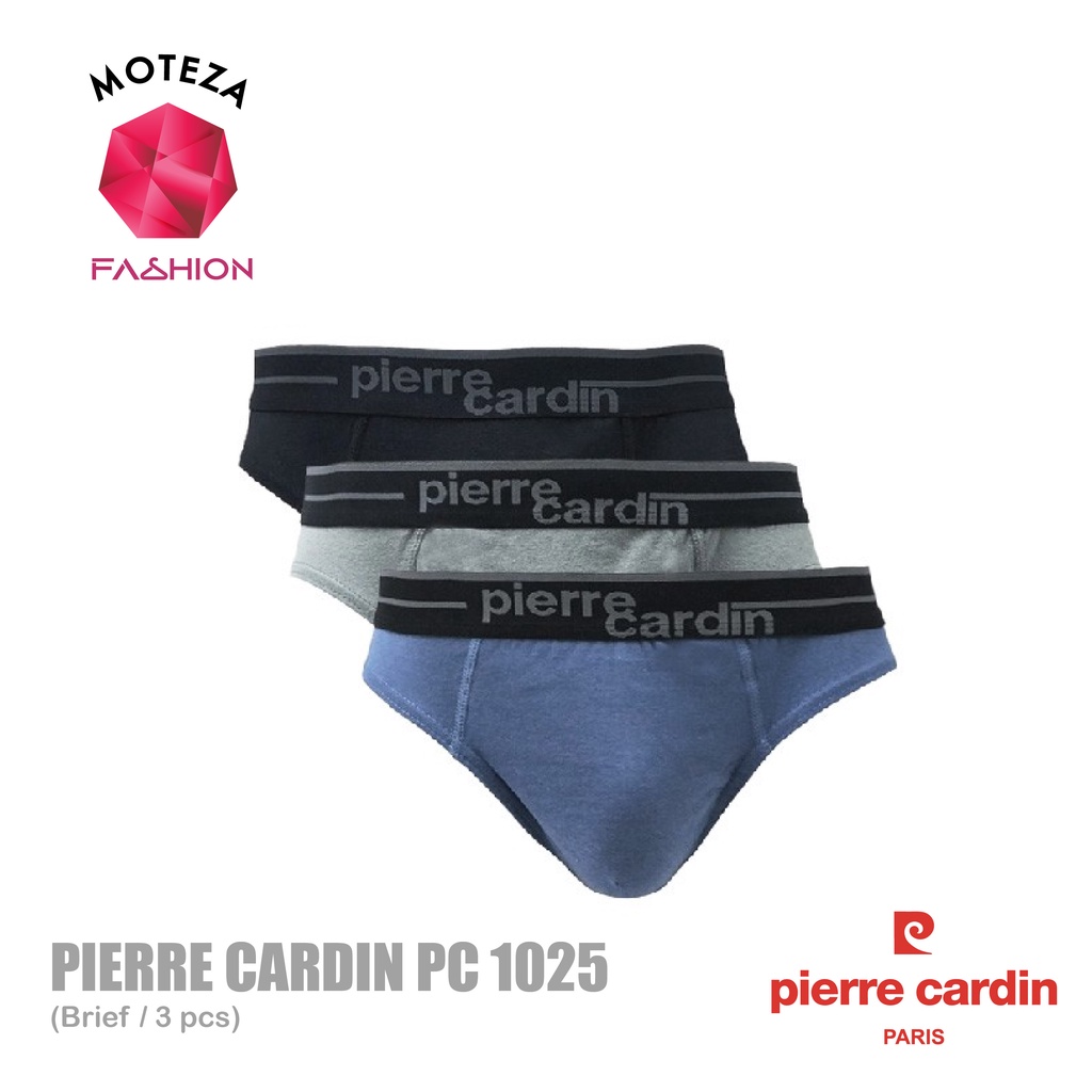 Jual Celana Dalam Underwear Brief Pria Katun - Pierre Cardin PC 1025 / PC1025 - Isi 3 pcs ...