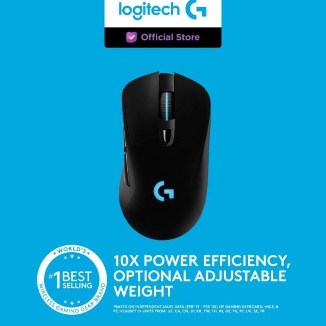 Jual LOGITECH G703 HERO LIGHTSPEED MOUSE GAMING WIRELESS RGB 25K DPI | Shopee Indonesia