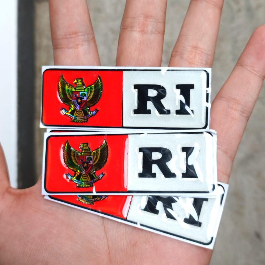 Jual Stiker sticker tempelan emblem timbul garuda indonesia RI motor ...