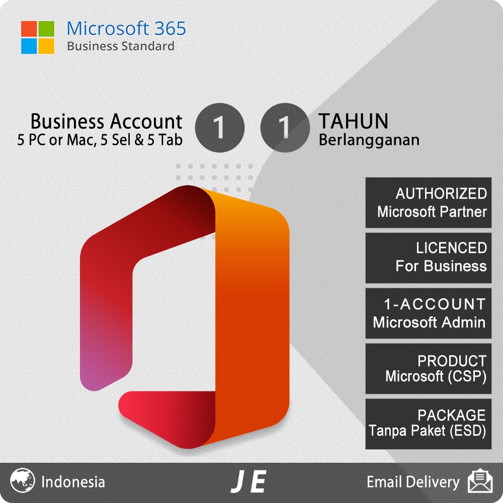 Jual Microsoft 365 Business Standard (License CSP 1-Year Subscription ...