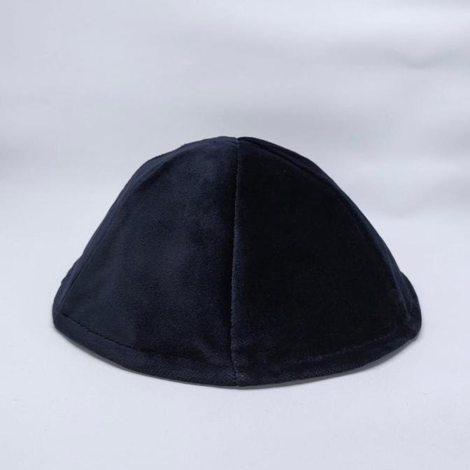 Jual Topi Yahudi BIG BLACK VELVET Kippah, by Israel | Shopee Indonesia