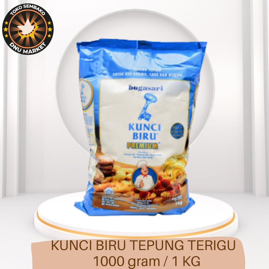 Jual BOGASARI TEPUNG TERIGU KUNCI BIRU | 1KG | Shopee Indonesia