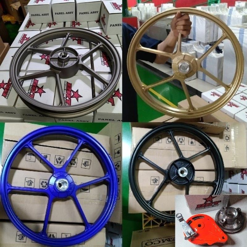 Jual VELG RACING CHEMCO BRT 160 185 RING 17 JUPITER Z FIZR MX OLD VEGA ...
