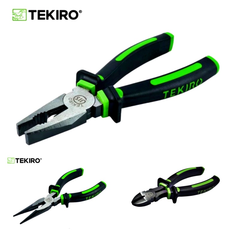 Jual TEKIRO Tang Kombinasi 7'inch Tang Lancip Tang Potong 6 inch Gagang ...