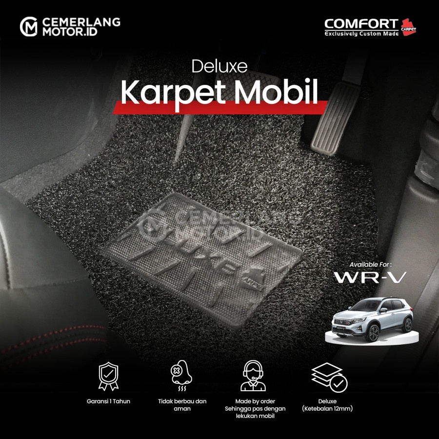 Jual Karpet Mobil COMFORT Honda WRV Deluxe Coil Mat | Shopee Indonesia