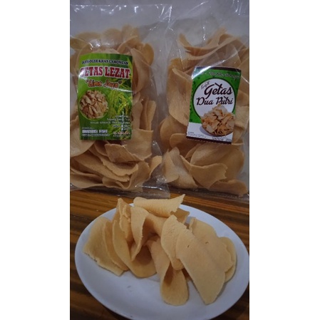 Jual Keripik getas/kemplang oleh-oleh khas Lamongan rasa asin gurih 200 ...