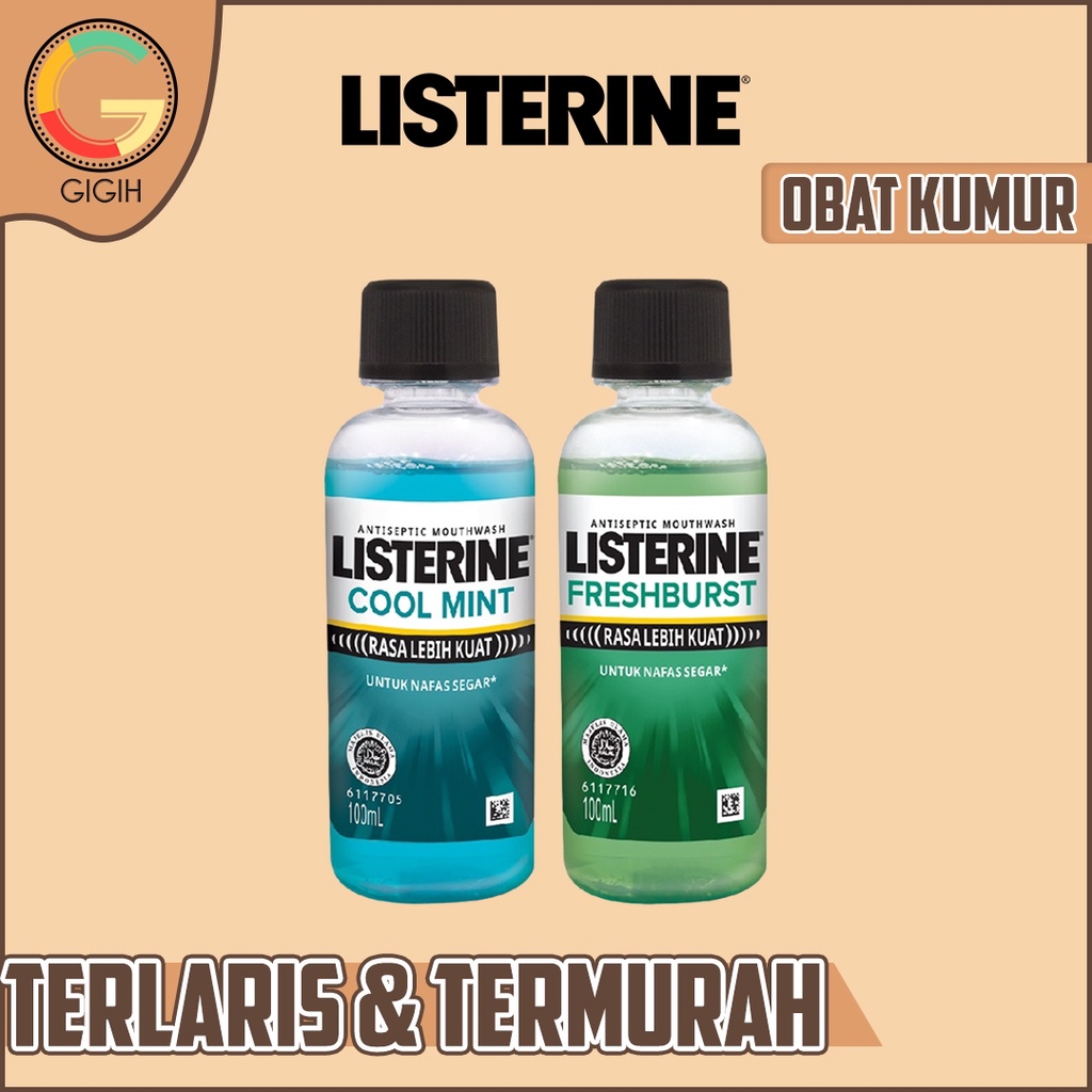 Jual LISTERINE OBAT KUMUR MULUT ANTISEPTIC AROMA MULUT LEBIH SEGAR ...