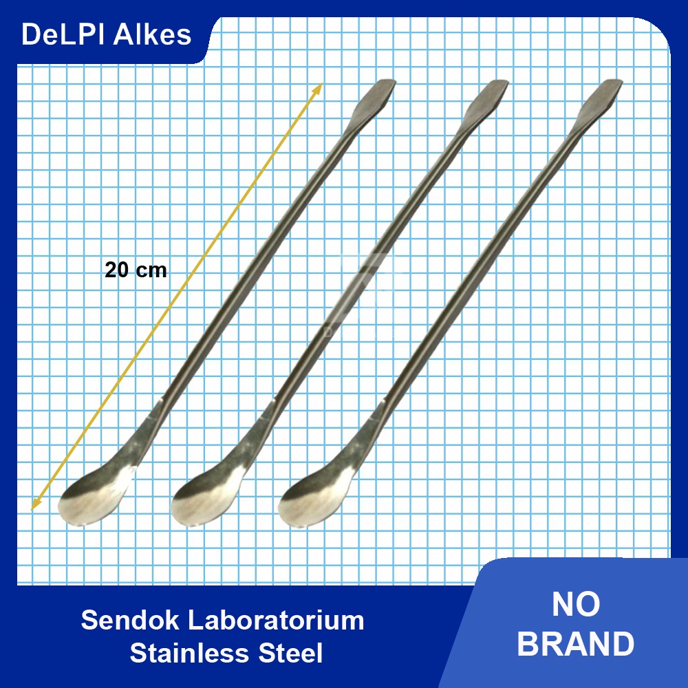 Jual Sendok Laboratorium Kimia Spoon Spatula Stainless Steel | Shopee ...