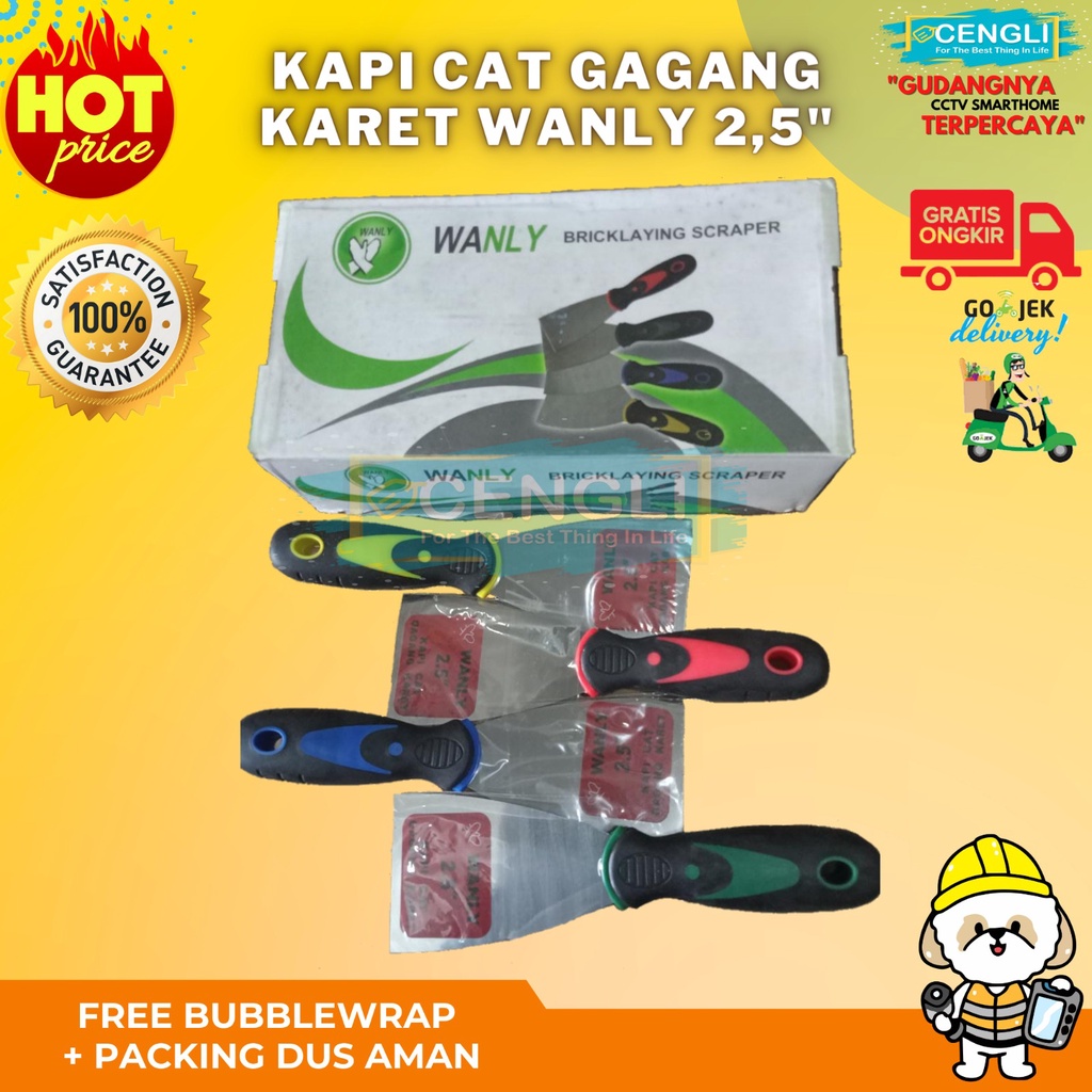 Jual KAPI CAT GAGANG KARET WANLY 2,5 INCH / KAPI CAT MURAH | Shopee ...
