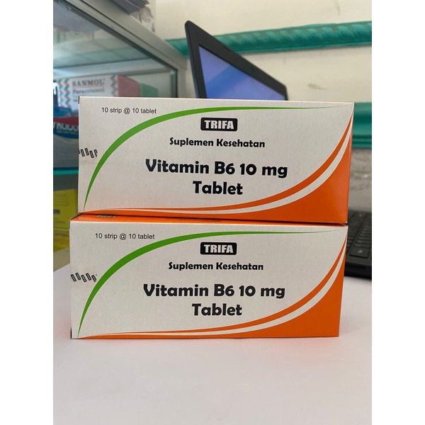 Jual Vitamin B6 10Mg Trifa Perbox isi 100 Tablet | Shopee Indonesia