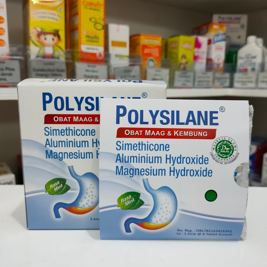 Jual Polysilane Strip Isi 8 Tablet Obat Original Pharos | Shopee Indonesia