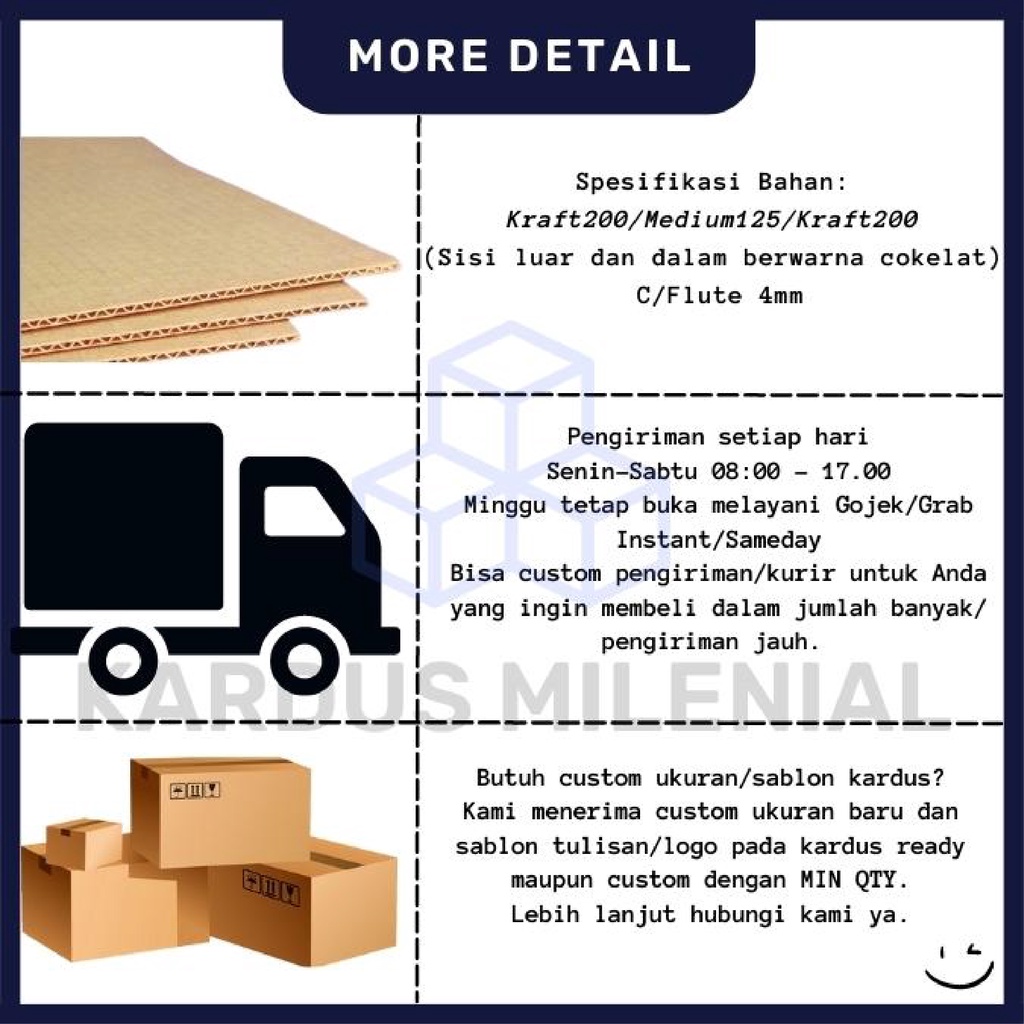 Jual Kardus box karton packing 40x25x25 | Shopee Indonesia