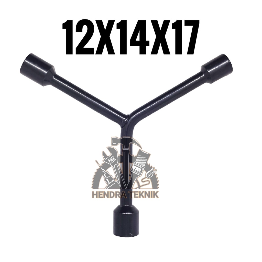 Jual KUNCI SOK Y 12x14x17 SOCK Y CABANG 3 12MM 14MM 17MM SHOCK SHOK Y ...