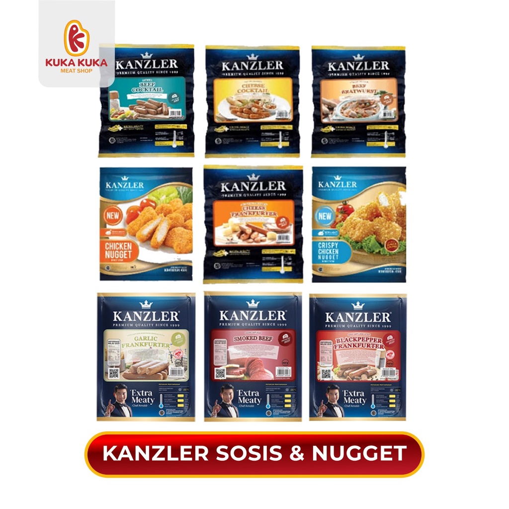 Jual BEST SELLER KANZLER - Nugget Series, Cocktail Series, Frankfurter ...