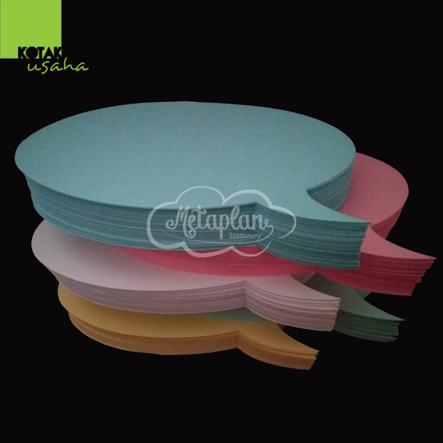 Jual Kartu Metaplan Bentuk Callout (250 Lembar 5 Warna) | Shopee Indonesia