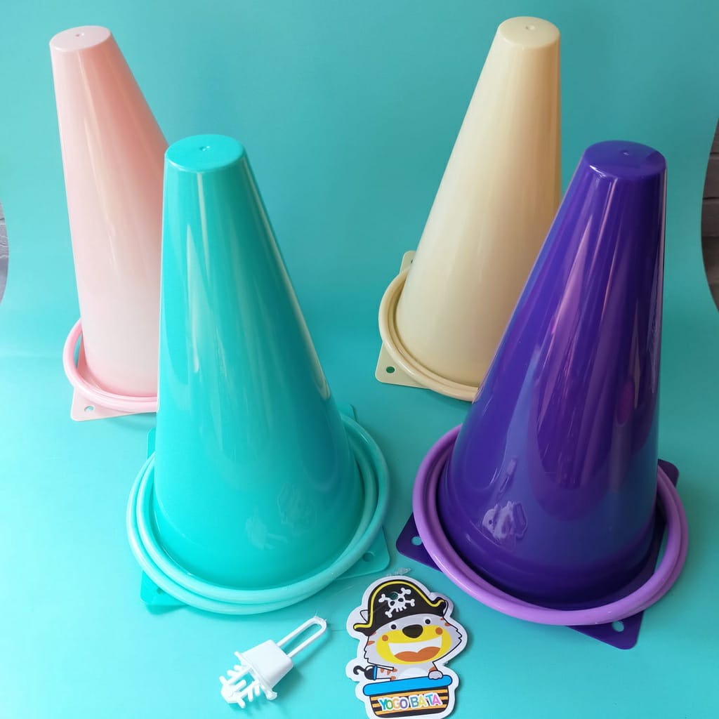Jual Mainan Lempar Cincin Kerucut Cone Ring - Cone Rintangan Olahraga ...