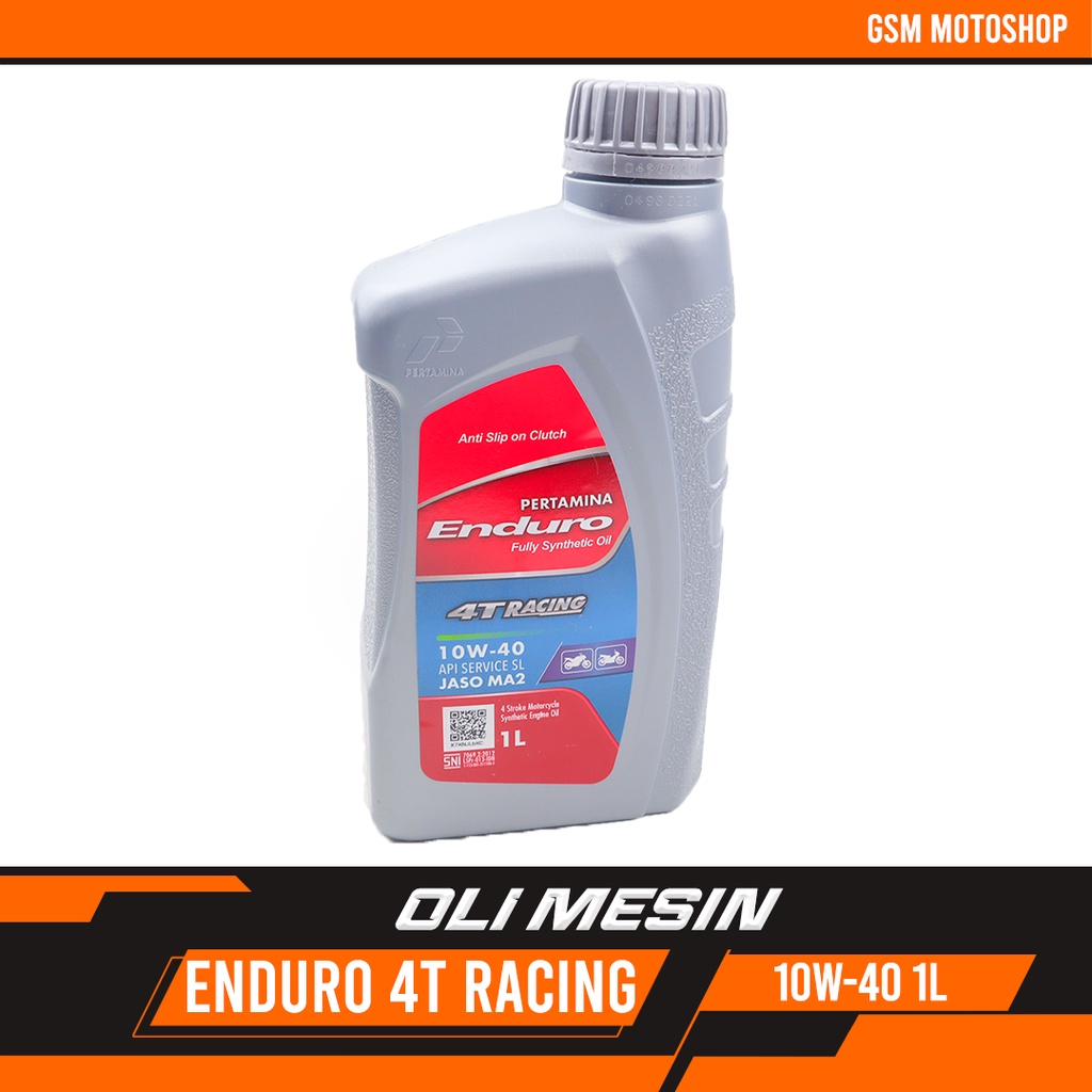 Jual Oli Mesin Enduro 4T Racing 10W-40 1L / oli enduro racing 1L | Shopee Indonesia