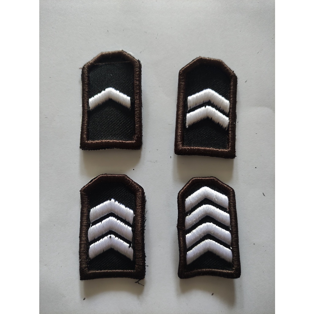 Jual Pangkat PDL POLRI Bripda / Briptu / Brigadir / Bripka Lis hitam ...