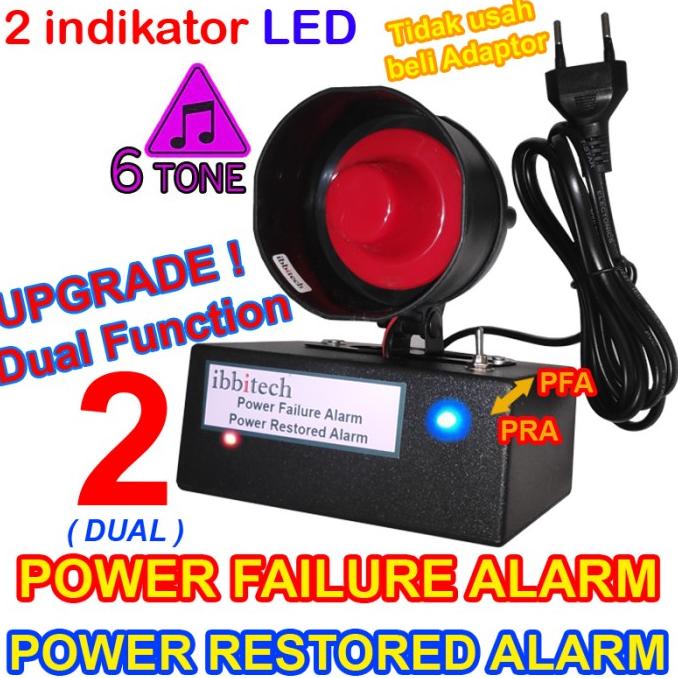 Jual POWER FAILURE ALARM POWER RESTORED ALARM Alarm Listrik Nyala atau ...