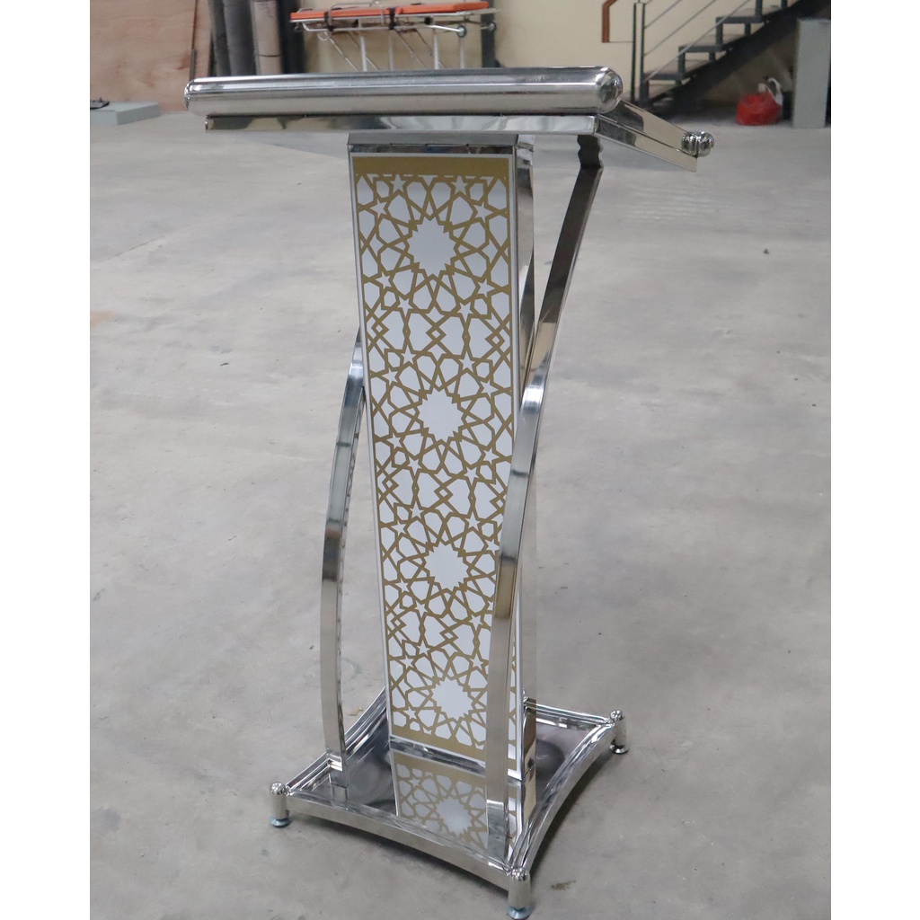 Jual MIMBAR PODIUM MASJID | Mimbar Dakwah Stainless Podium Minimalis ...