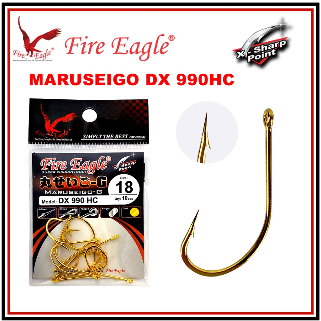 Jual KAIL MATA PANCING MARUSEIGO-G FIRE EAGLE DX 990HC FISHING HOOK ...
