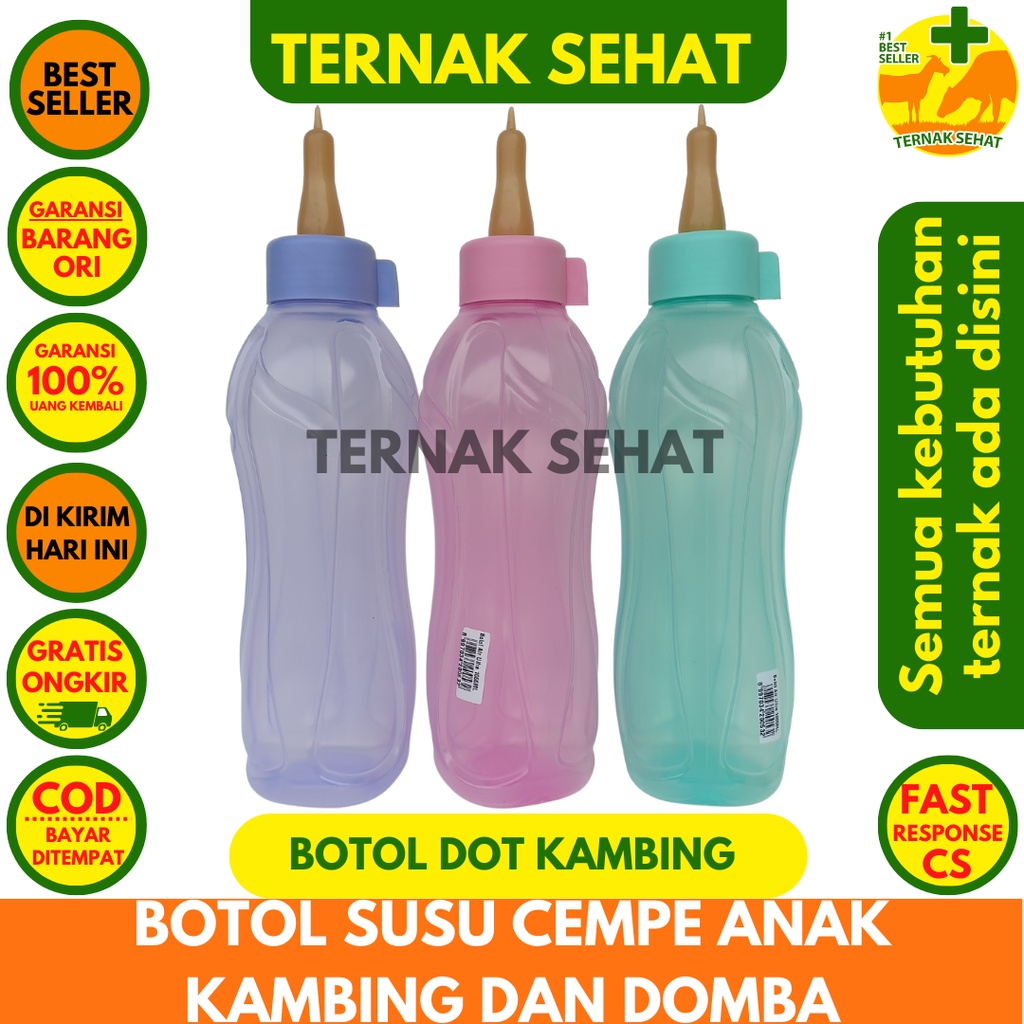 Jual BOTOL DOT KAMBING SILIKON KUNING 750 ML DAN 1 LITER | Shopee Indonesia