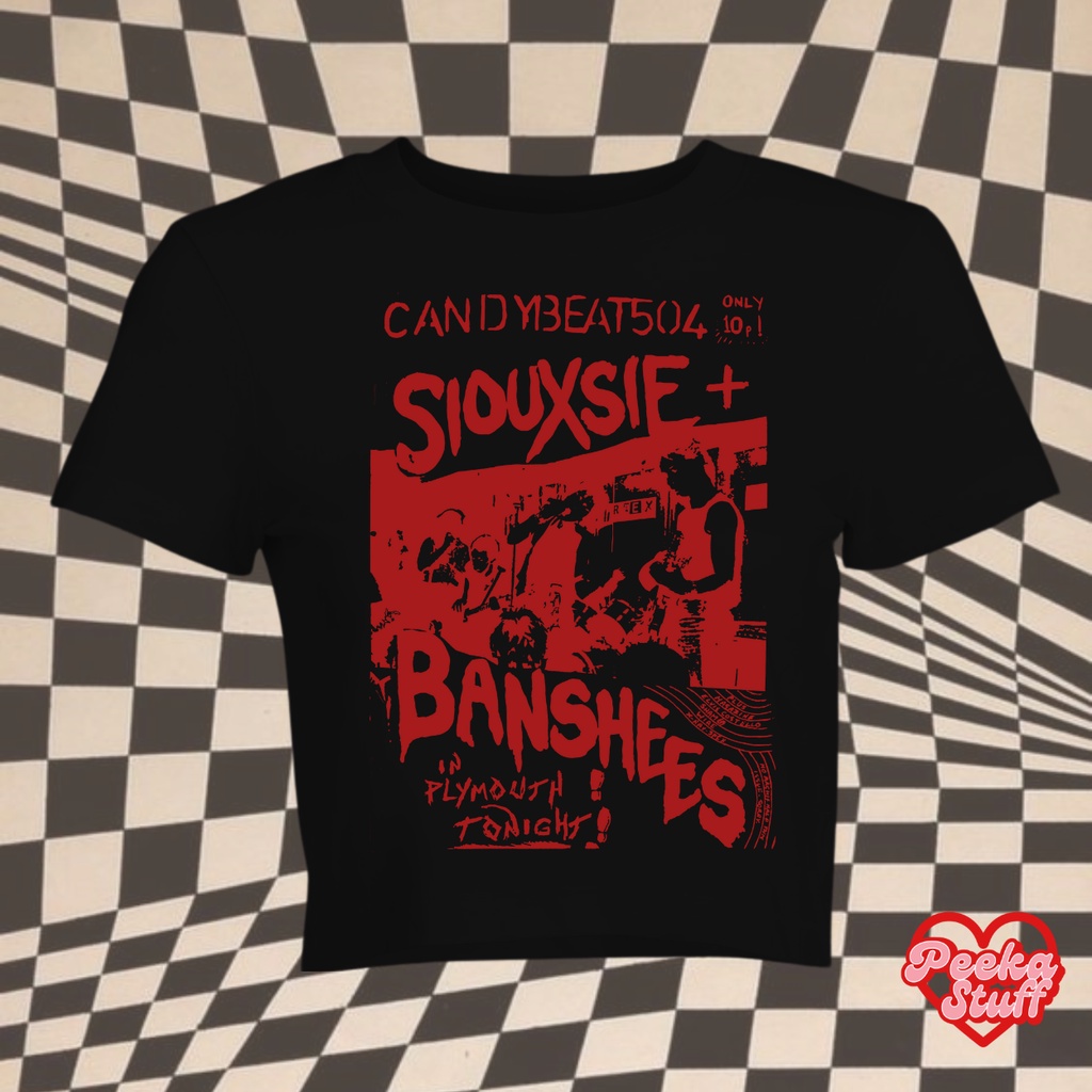 Jual BISA COD - BACA DESKRIPSI SIZE - READY - BANSHEES BABY TEE - Y2K ...