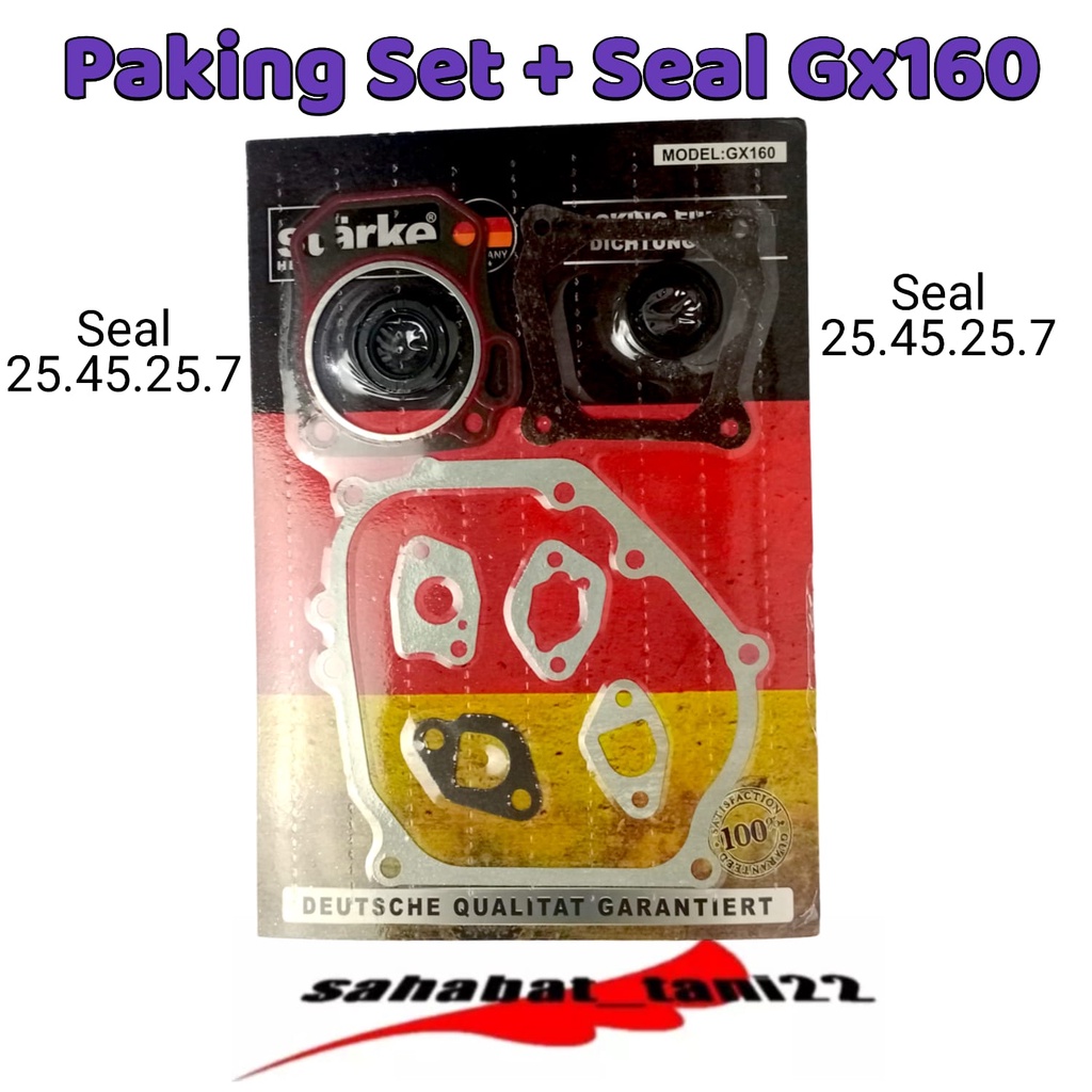 Jual Paking Set GX160 + SEAL Gasket Set gx160 Paking Komplit Top Set Mesin Honda Gx 160 Gx200 ...