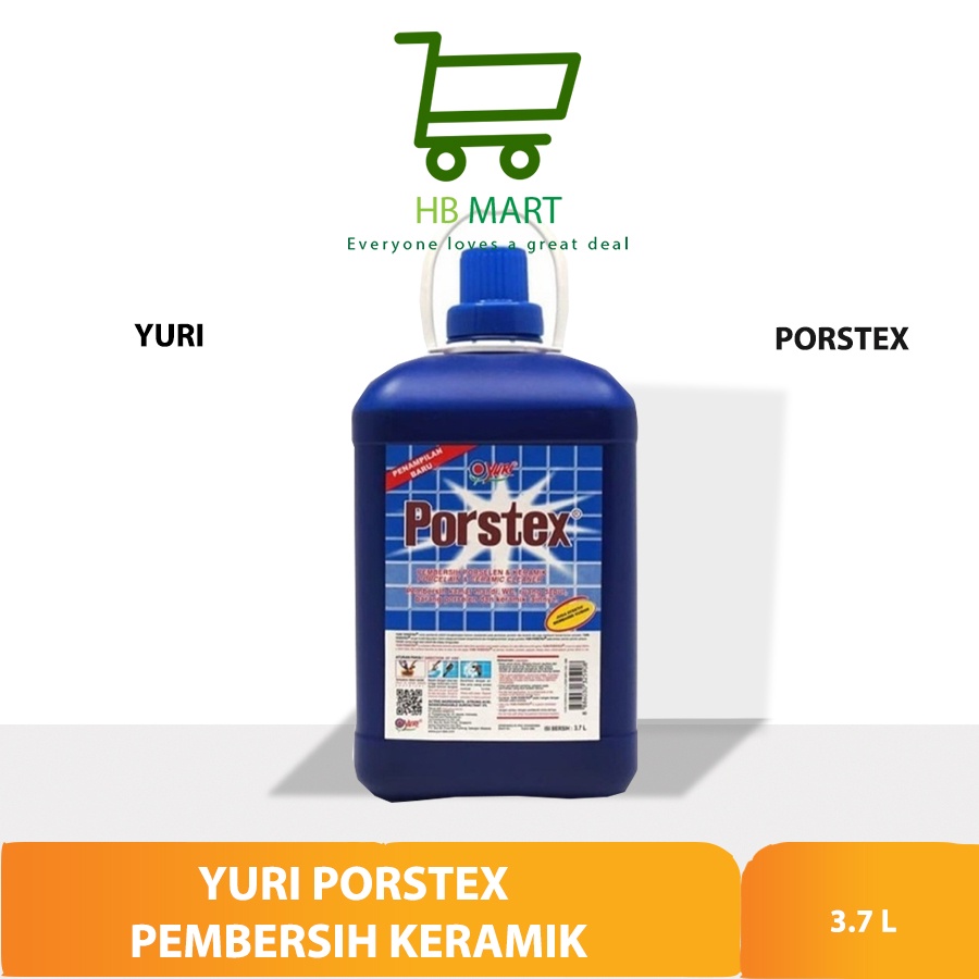Jual Yuri Porstex pembersih Porselen dan Keramik 3,7 Liter | Shopee ...