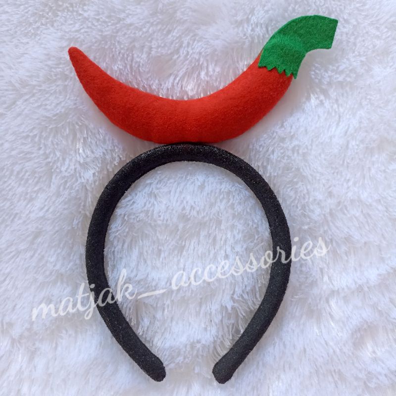 Jual Bando Buah Summer Unik Handmade Bando Sayur Labu Lemon Anggur ...