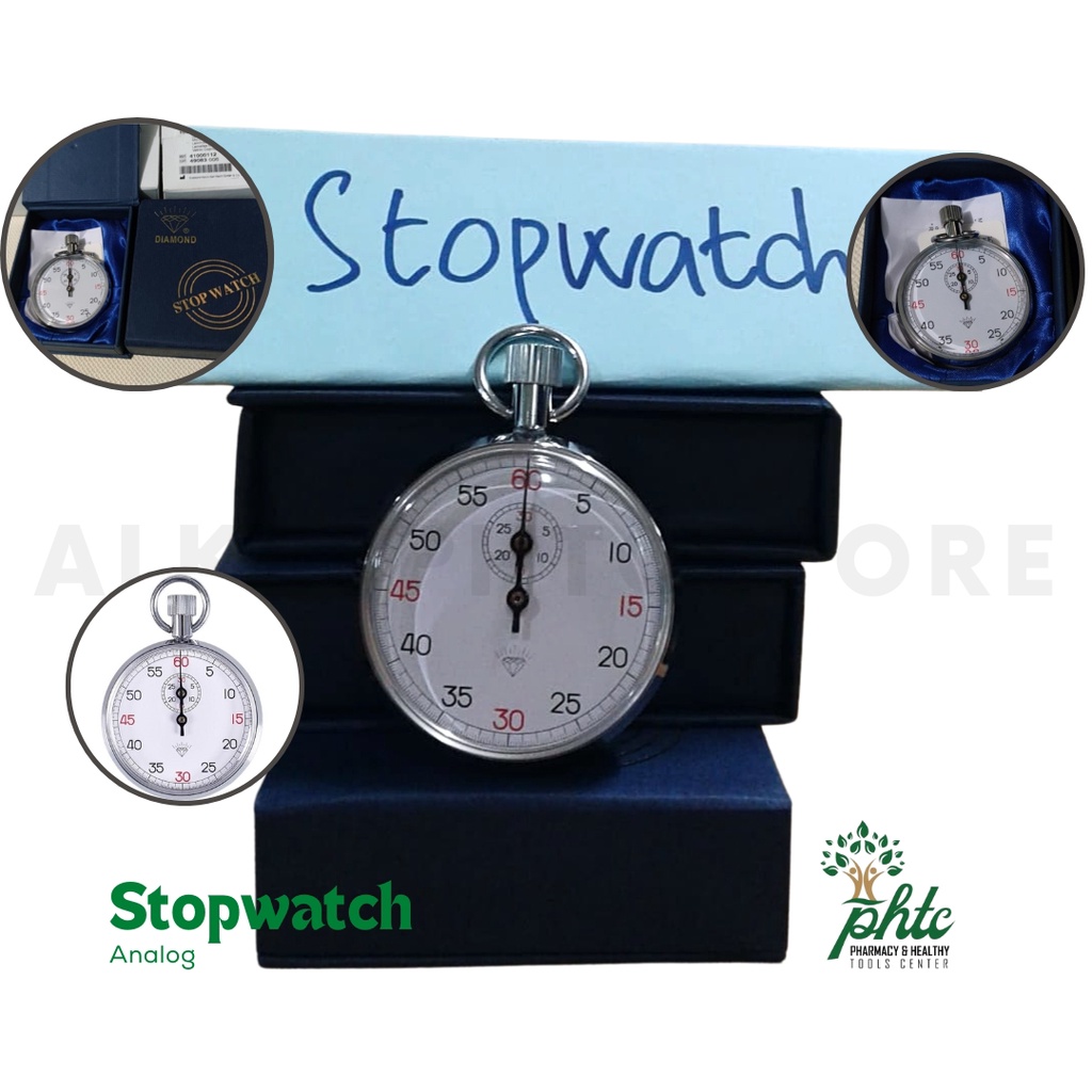Jual Stopwatch Diamond Otomatis / Diamond 505 Stop Watch Analog Diamond ...
