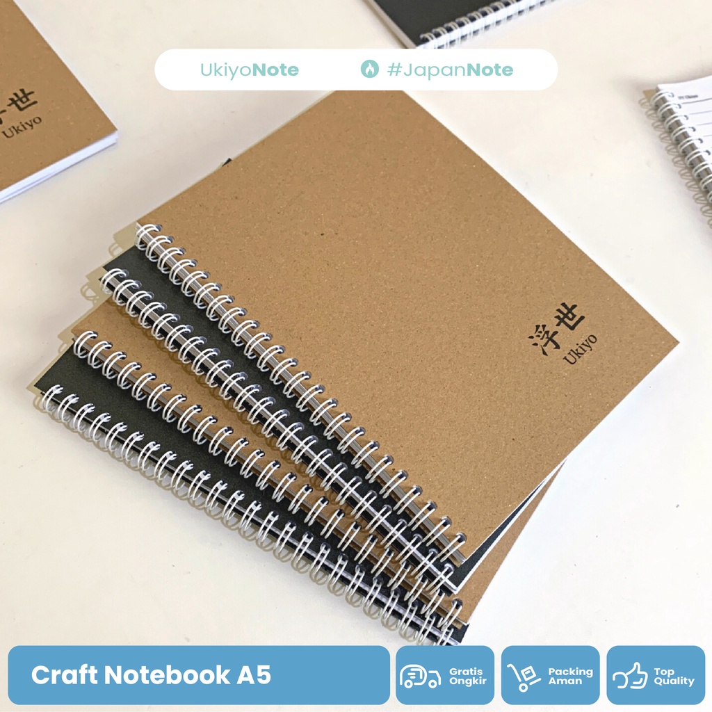 Jual Note book A5 Vintage Aesthetic Ukiyo / Sketchbook / Notebook Cover ...