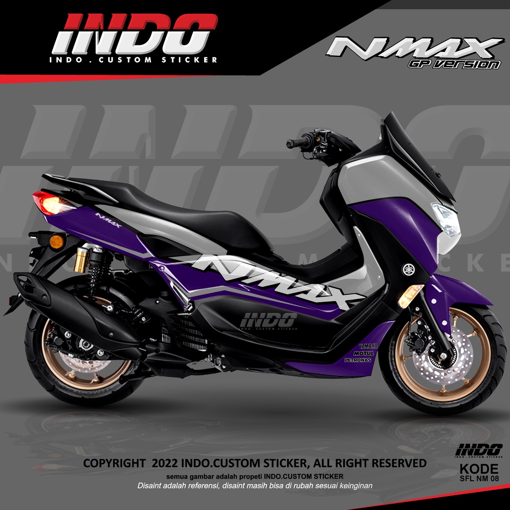 Jual DECAL NMAX FULL BODY SIMPLE STIKER NMAX NEW STIKER NMAX OLD DECAL ...