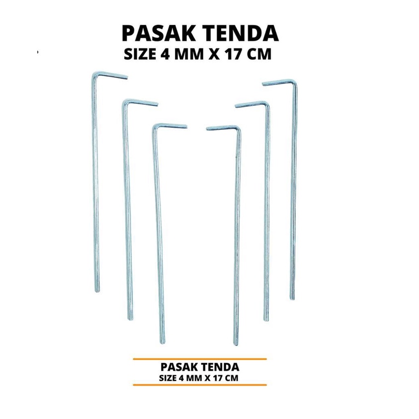 Jual Pasak tenda camping - pasak galvanis - pasak tenda - pasak ...