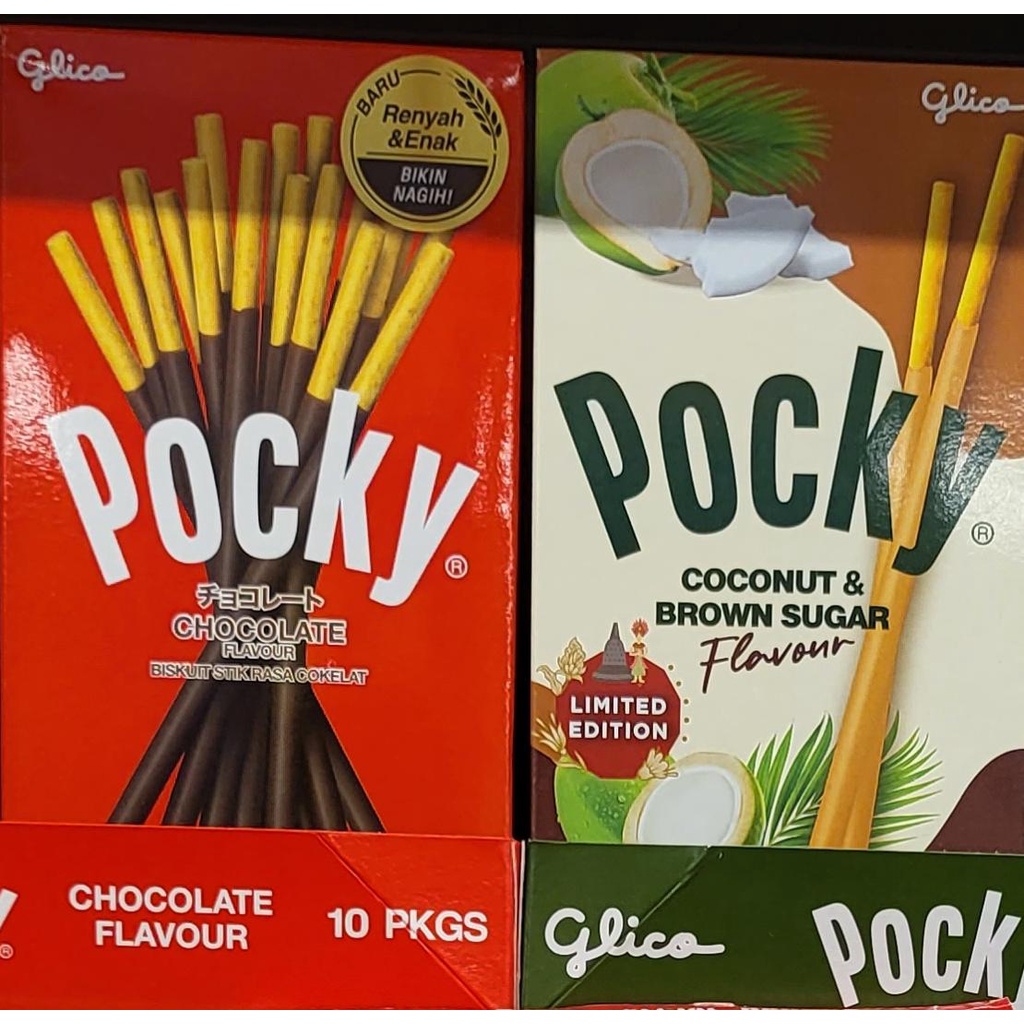 Jual Pocky Chocolate, Coconut Brown Sugar, Cookies Cream, Double Choco ...