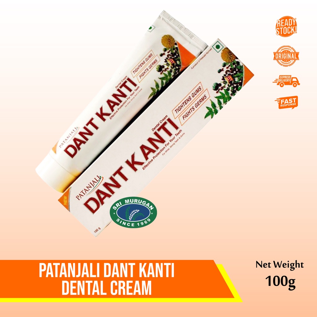 Jual PATANJALI DANT KANTI DENTAL CREAM 100g | Shopee Indonesia