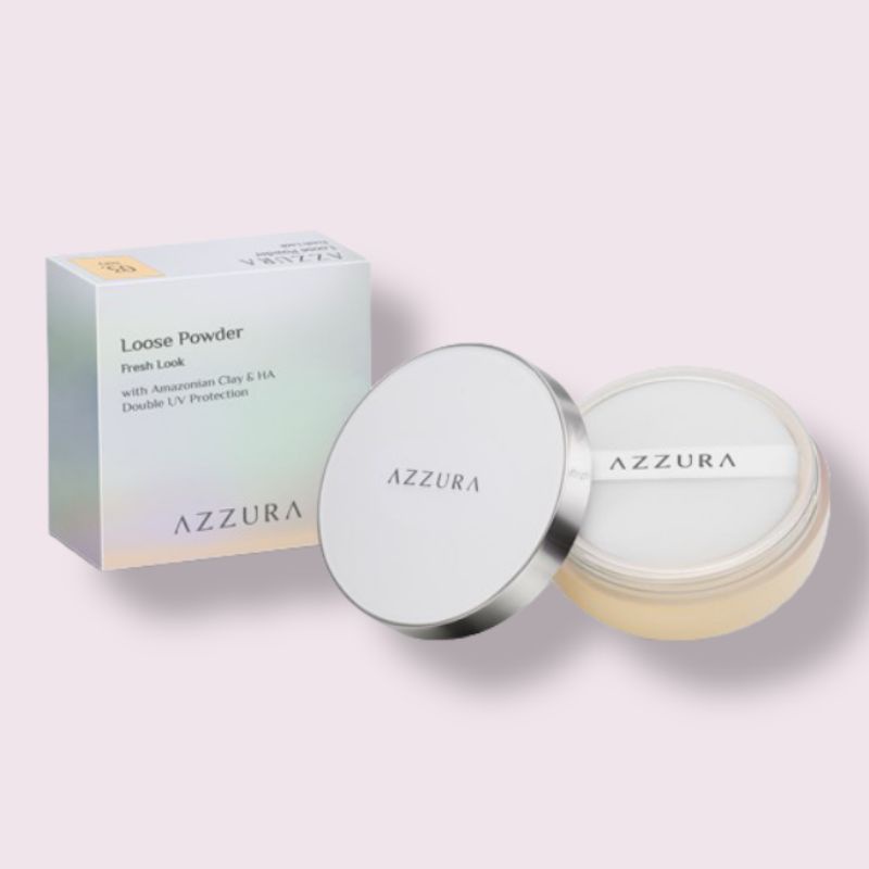 Jual AZZURA LOOSE POWDER FRESH LOOK BEDAK TABUR | Shopee Indonesia