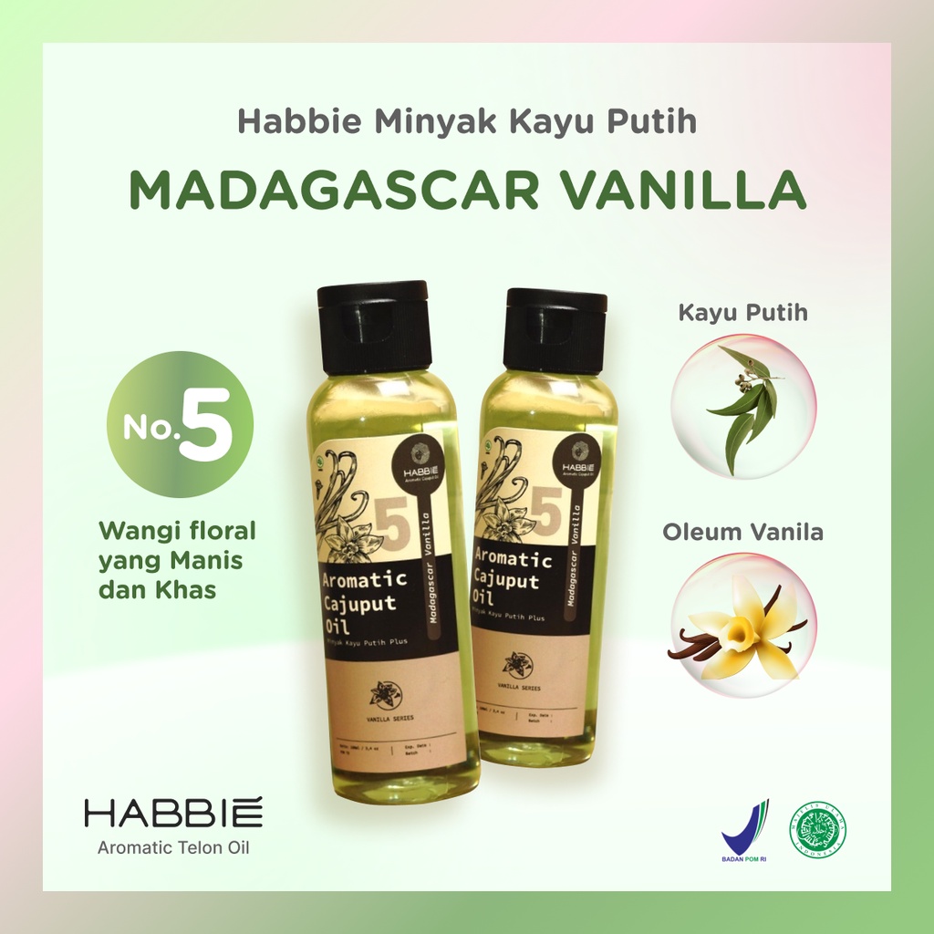 Jual Habbie Minyak Kayu Putih Aromatik - Madagascar Vanilla Aroma ...