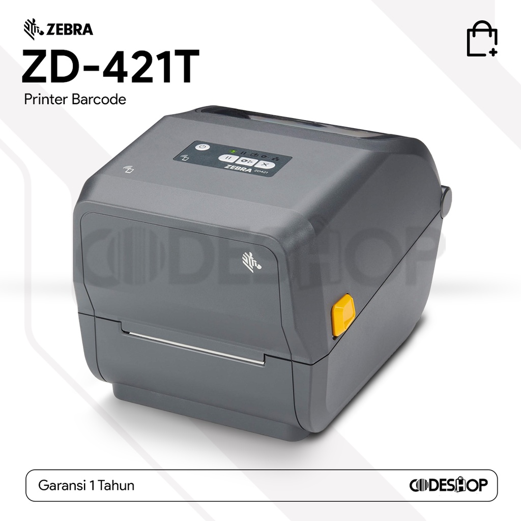 Jual Barcode Printer Zebra ZD421 Cetak Label Direct Thermal Transfer ...