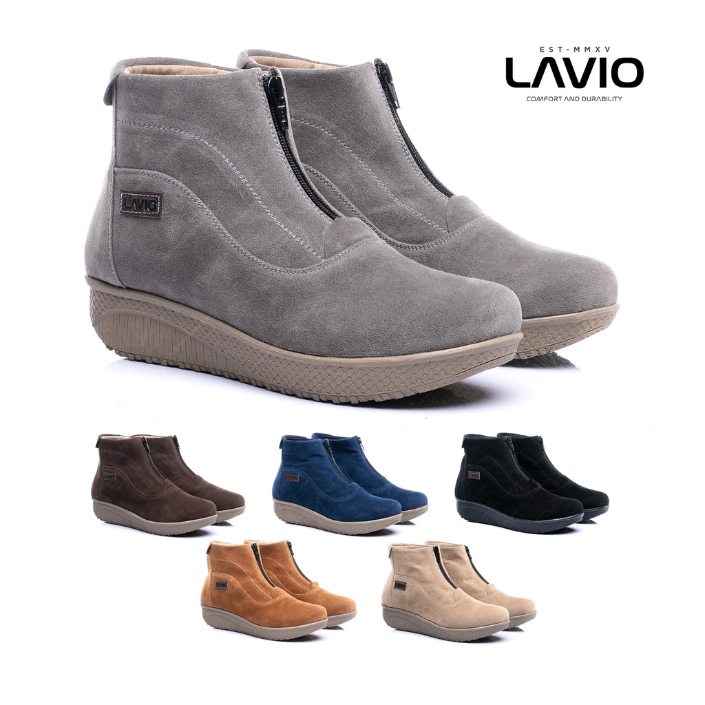 Jual Sepatu Sneakers Boots Wanita Cewe Keren Korea Kekinian Lavio ...