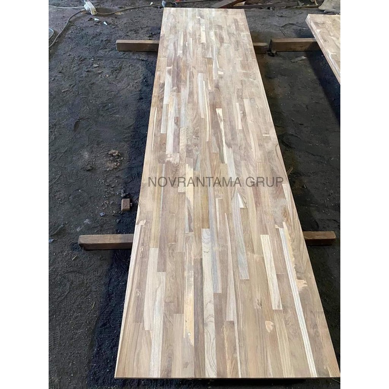 Jual Papan FJL kayu Jati Perhutani TPK ukuran 2x50x120cm Top Table FJL ...