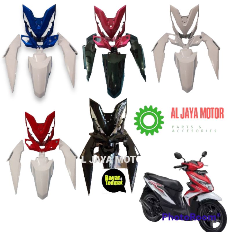 Jual COVER BODY FULL HALUS HONDA BEAT FI NEW ESP 2016 2017 2018 2019 ...