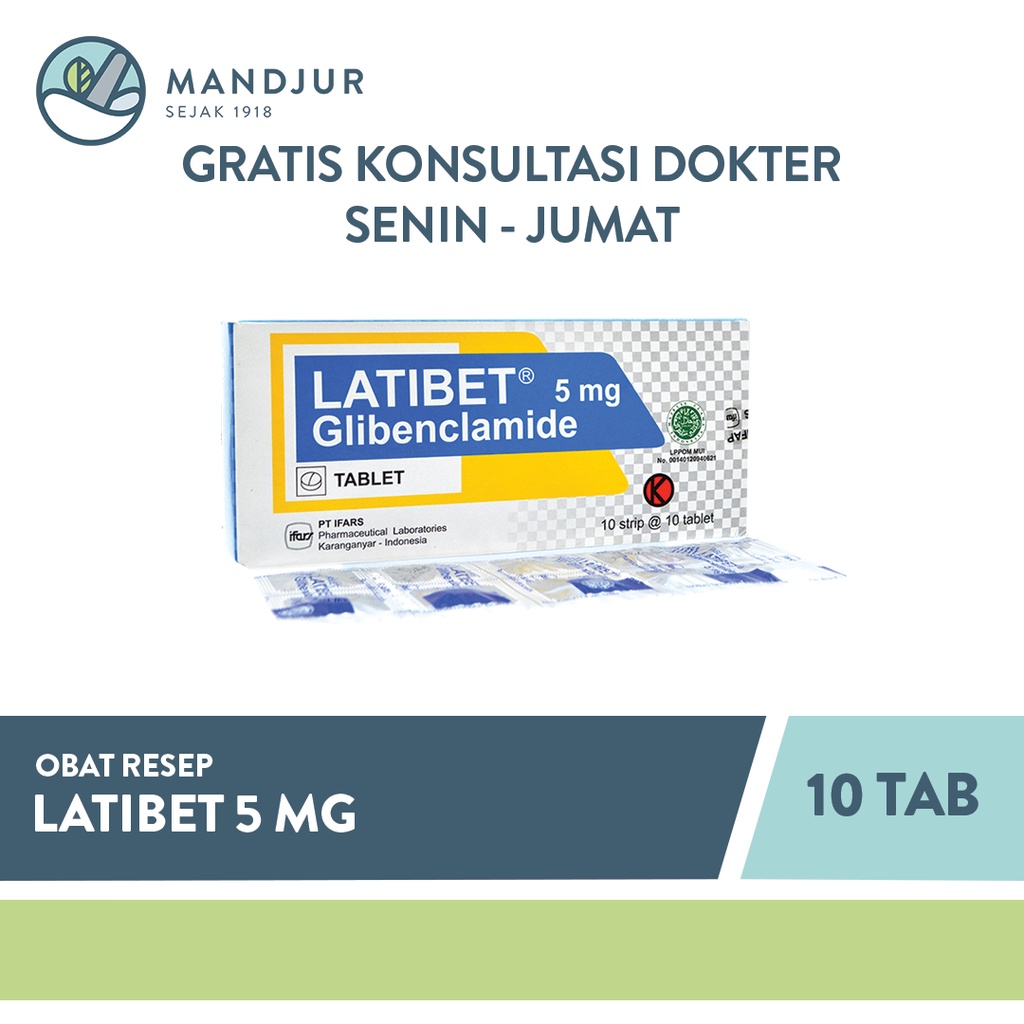 Jual Latibet 5 mg 10 Tablet | Shopee Indonesia