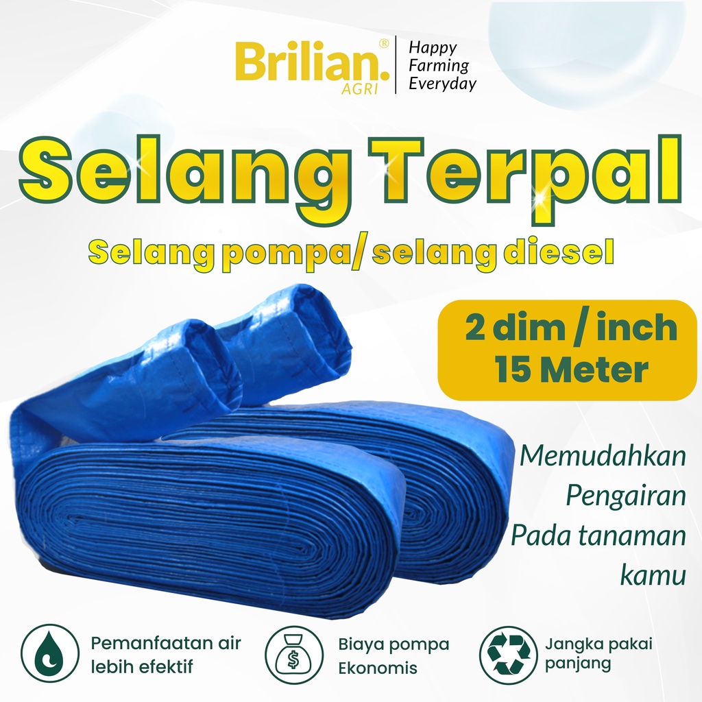 Jual Selang Terpal Plastik/ Selang Diesel 2 Inch Panjang 15 Meter ...