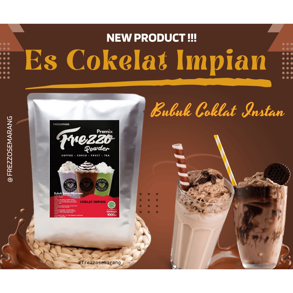 Jual BUBUK MINUMAN RASA 1 KG FREZZO POWDER DRINK RASA COKLAT IMPIAN ...