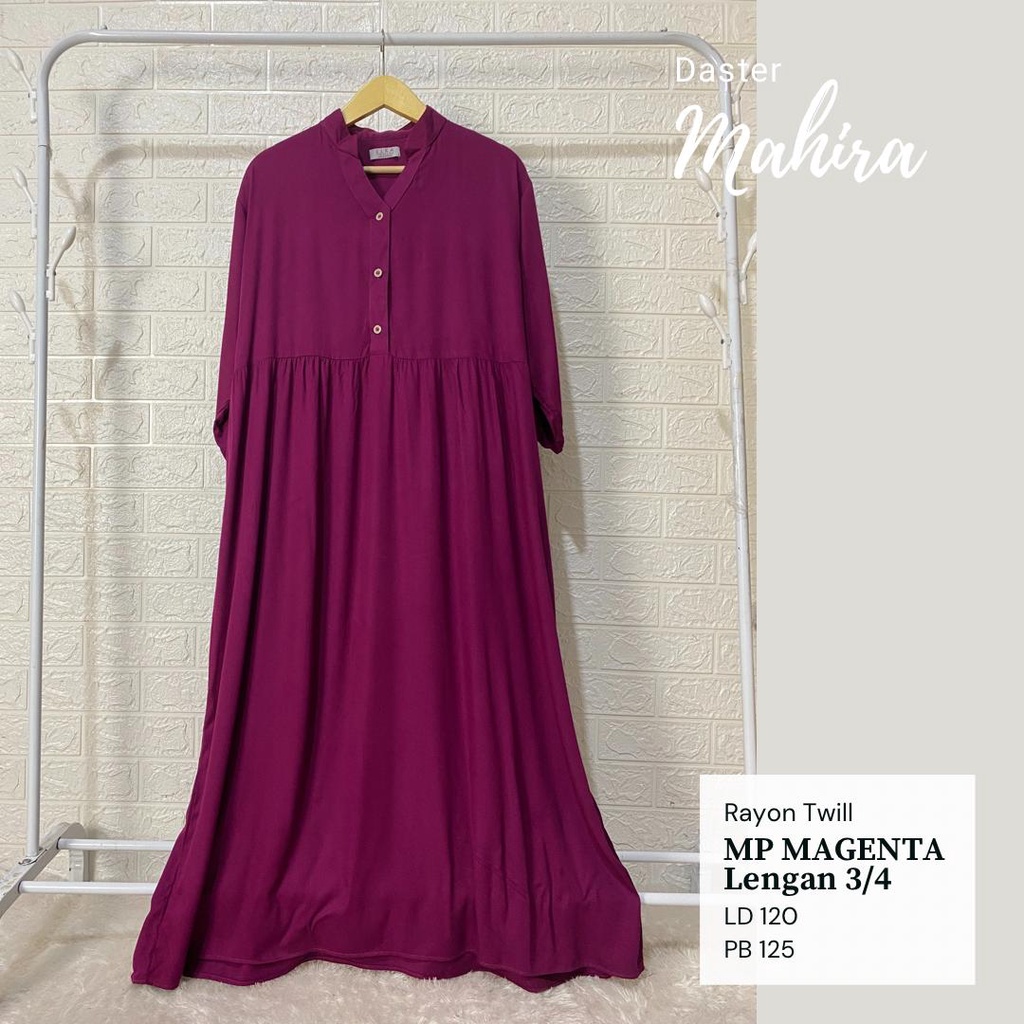 Jual DASTER MAHIRA POLOS LENGAN 3/4 - Naswaofficial | Shopee Indonesia