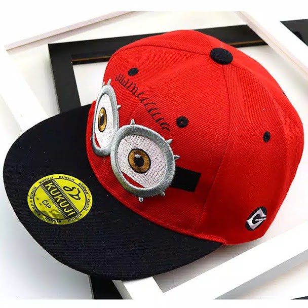 Jual Topi Snapback Anak Minion - Topi Minion - Topi Anak Karkter ...