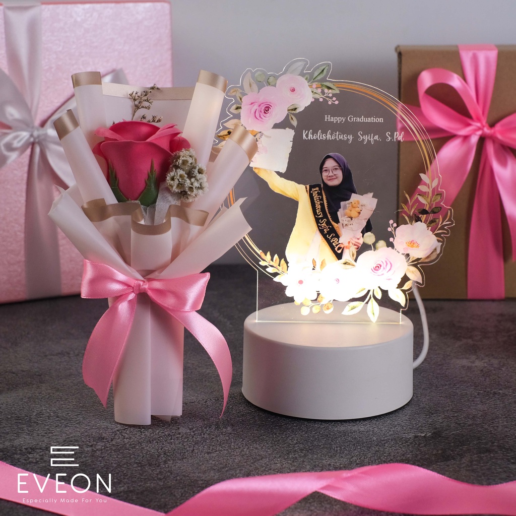 Jual EVEON - Gift Kado Wisuda Hadiah Ulang Tahun Cewek Aesthetic Lampu ...